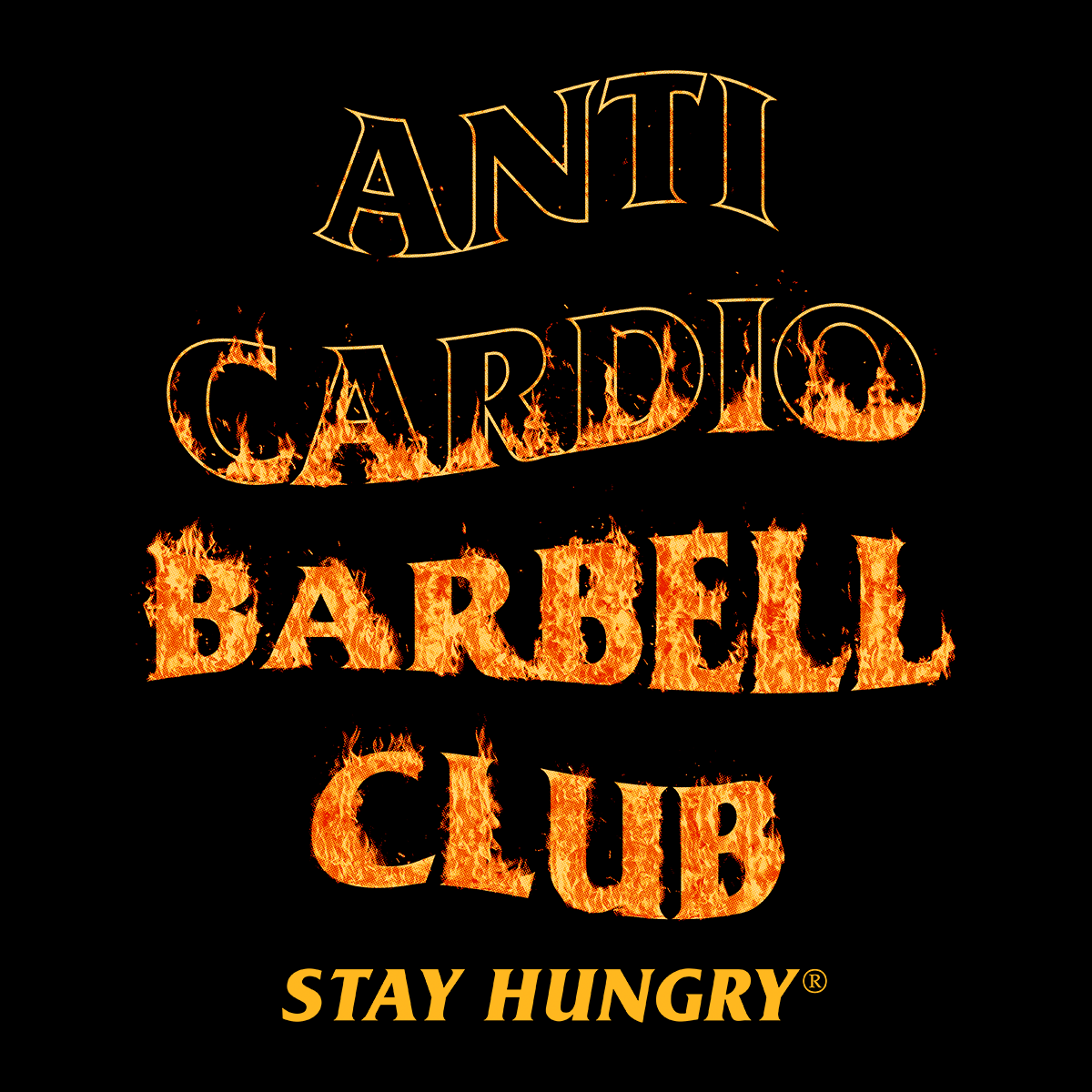 ANTI CARDIO BARBELL CLUB – STAY HUNGRY®