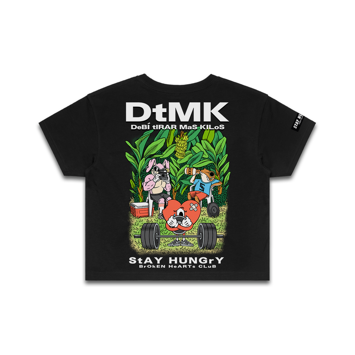 DtMK - Premium Crop Top (Black) – STAY HUNGRY®